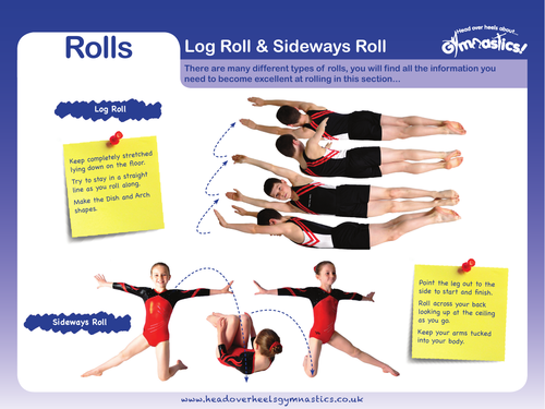 Gymnastics Rolls By Head Over Heels Gymnastics | Teaching Resources