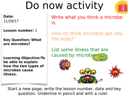 KS3 lesson on Microbes | Teaching Resources