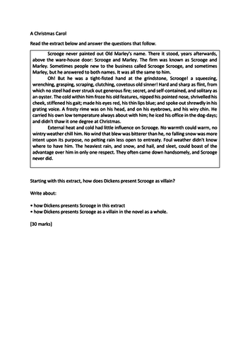 A Christmas Carol lesson plans and resources | Teaching Resources