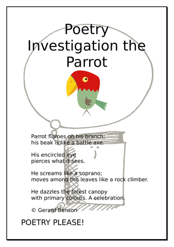 Poetry Please! Poetry Investigation Unit | Teaching Resources