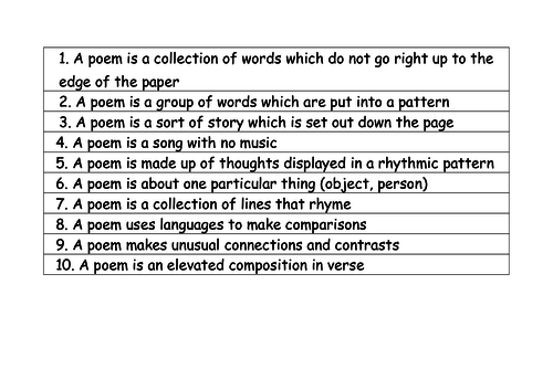 Poetry Please! Poetry Investigation Unit | Teaching Resources