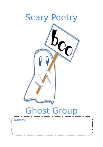 Spooky Poetry Unit of Work | Teaching Resources