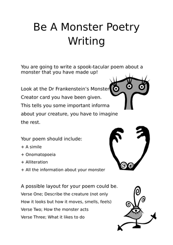 Spooky Poetry Unit of Work | Teaching Resources