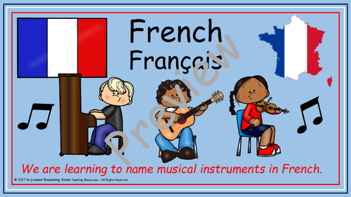 French Musical Instruments Lesson and Resources | Teaching Resources
