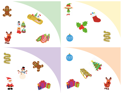 Christmas Cards Game- Jeu de cartes de Noël | Teaching Resources