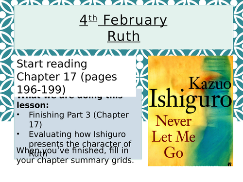 Never Let Me Go - Teaching Pack | Teaching Resources