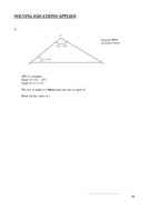 Solving Linear Equations | Teaching Resources