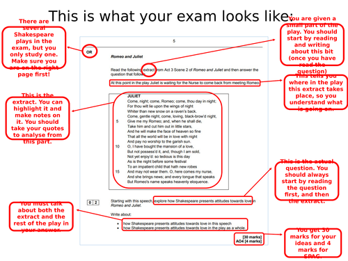 Romeo and Juliet - Love Assessment | Teaching Resources