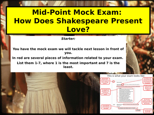 Romeo and Juliet - Love Assessment | Teaching Resources