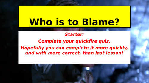 Romeo and Juliet - Who is to Blame? | Teaching Resources