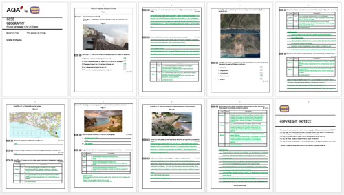 AQA GCSE Geography (9-1) - Practice Exam Paper - Coasts - Coastal ...