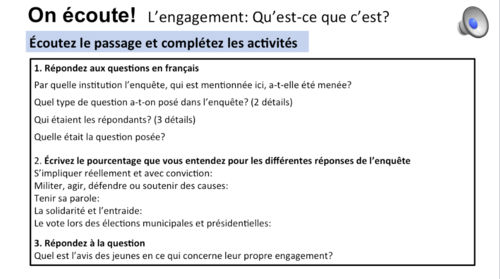 Les ados et l'engagement politique, motivés ou démotivés? A level ...