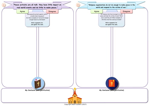 Religious Responses to War [GCSE RS - Religion, Peace & Conflict L8/10 ...