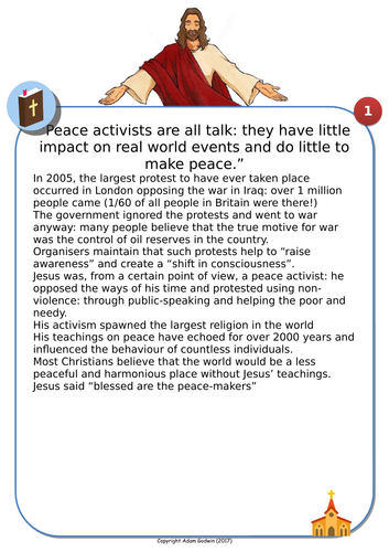 Religious Responses to War [GCSE RS - Religion, Peace & Conflict L8/10 ...