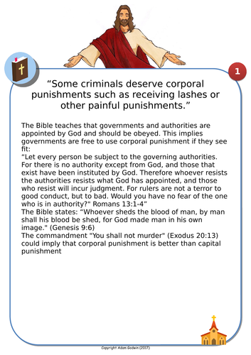 Capital & Corporal Punishment (The Death Penalty) [GCSE RS - Religion ...