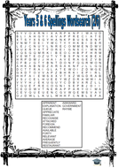 Year 5 & 6 National Curriculum spellings wordsearches | Teaching Resources