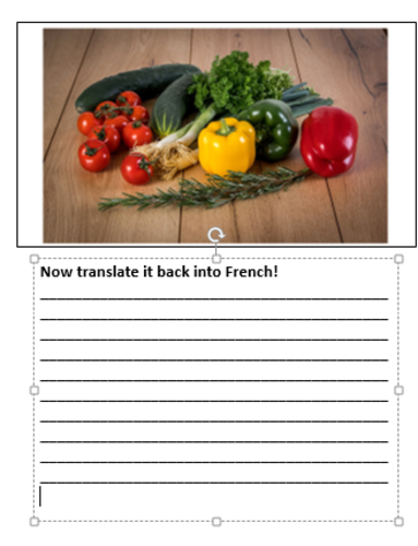 Healthy living - advice and reasons (French) | Teaching Resources