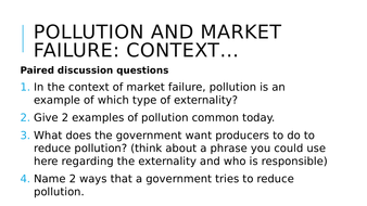 Tradable Pollution Permits | Teaching Resources