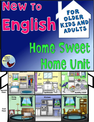 House Vocabulary Unit for ESL EFL English Language Learners | Teaching ...