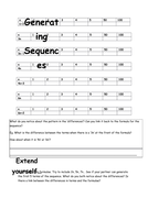 Sequences - Generating sequences and Nth term rule | Teaching Resources