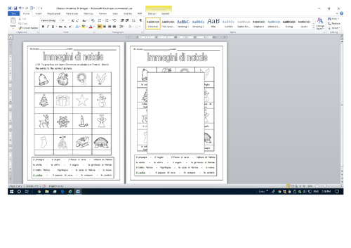 ITALIAN - CHRISTMAS - BUON NATALE - WORKSHEETS | Teaching Resources