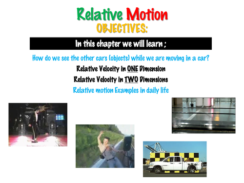 Motion - Relative MOTION – (Relative Velocity) – Lesson Presentation ...