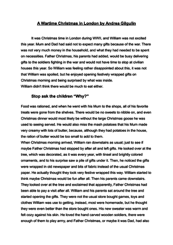 WW2 Wartime Christmas | Teaching Resources