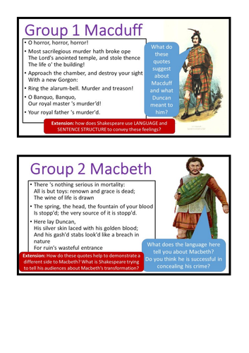 Act 2 Scene 3 Macbeth GCSE English Literature 9-1 | Teaching Resources