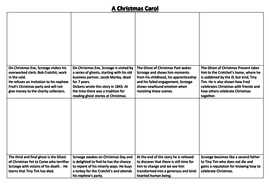 A Christmas Carol Comic Strip and Storyboard by sfy773 | Teaching Resources