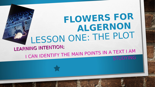 Flowers for Algernon - Daniel Keyes (Short Story) Unit of Work ...