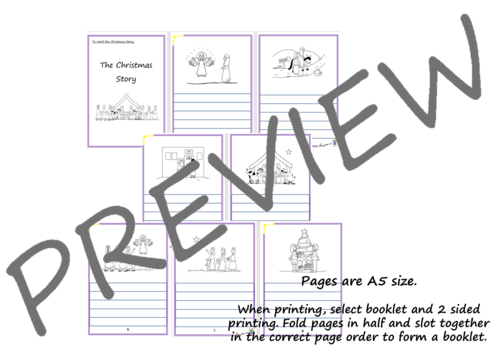 The Christmas Story - Writing Booklets | Teaching Resources