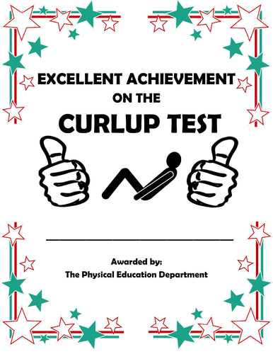 Fitnessgram Award Certificates for Fitness Testing in PE Class ...