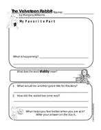 Velveteen Rabbit Lesson Plans
