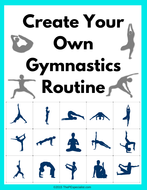 Gymnastics "Create Your Own Routine" Worksheet | Teaching Resources