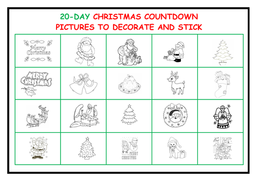 20-Day Christmas Countdown 2021 | Teaching Resources
