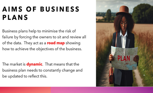 Eduqas A Level Business - Business Plans | Teaching Resources