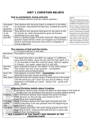 Religious Studies AQA GCSE A Revision Guide | Teaching Resources