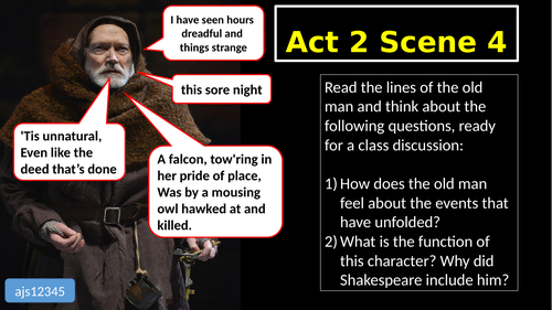 Act 2 Scene 4 Macbeth GCSE English Literature 9-1 | Teaching Resources