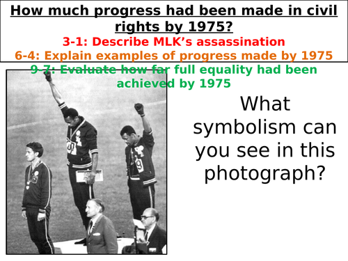 Civil Rights paper 3 Edexcel 9-1 GCSE History scheme of work and ...