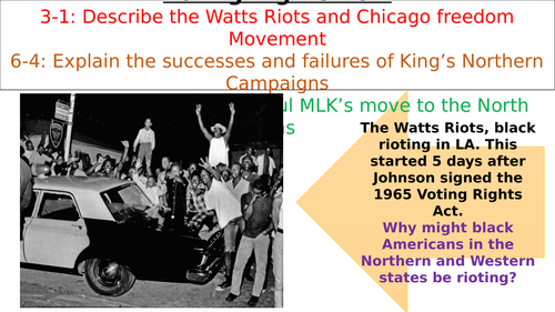 Civil Rights paper 3 Edexcel 9-1 GCSE History scheme of work and ...