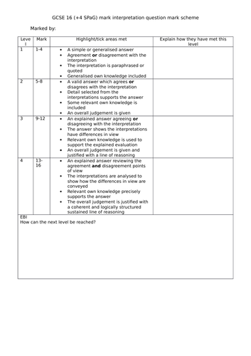 Civil Rights paper 3 Edexcel 9-1 GCSE History scheme of work and ...