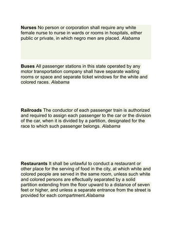 Civil Rights paper 3 Edexcel 9-1 GCSE History scheme of work and ...