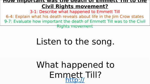 Civil Rights paper 3 Edexcel 9-1 GCSE History scheme of work and ...