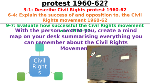 Civil Rights paper 3 Edexcel 9-1 GCSE History scheme of work and ...