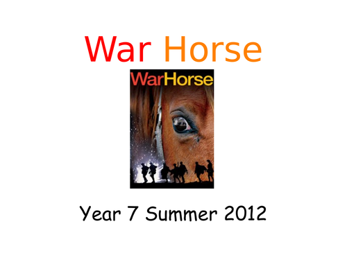 War Horse (playscript) | Teaching Resources