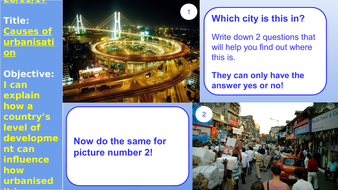 Causes of Urbanisation - KS3 | Teaching Resources