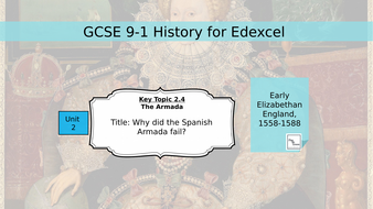 Edexcel 9-1 GCSE Early Elizabethan England: L12 Why did the Spanish ...