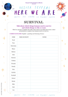 Oliver Jeffers Here We Are: Survival | Teaching Resources
