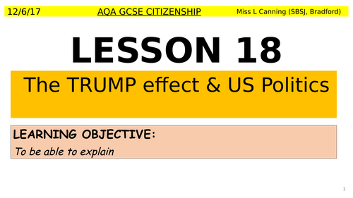 AQA GCSE citizenship Theme 3 Politics & Participation | Teaching Resources