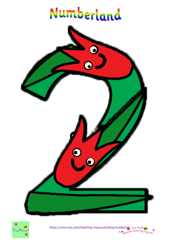 Numberland's Two-Lee Tulips an introduction to the number two ...